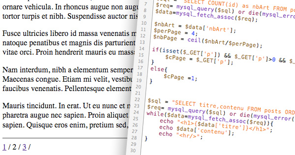 Tutoriel vidéo PHP : Créer une pagination | Grafikart