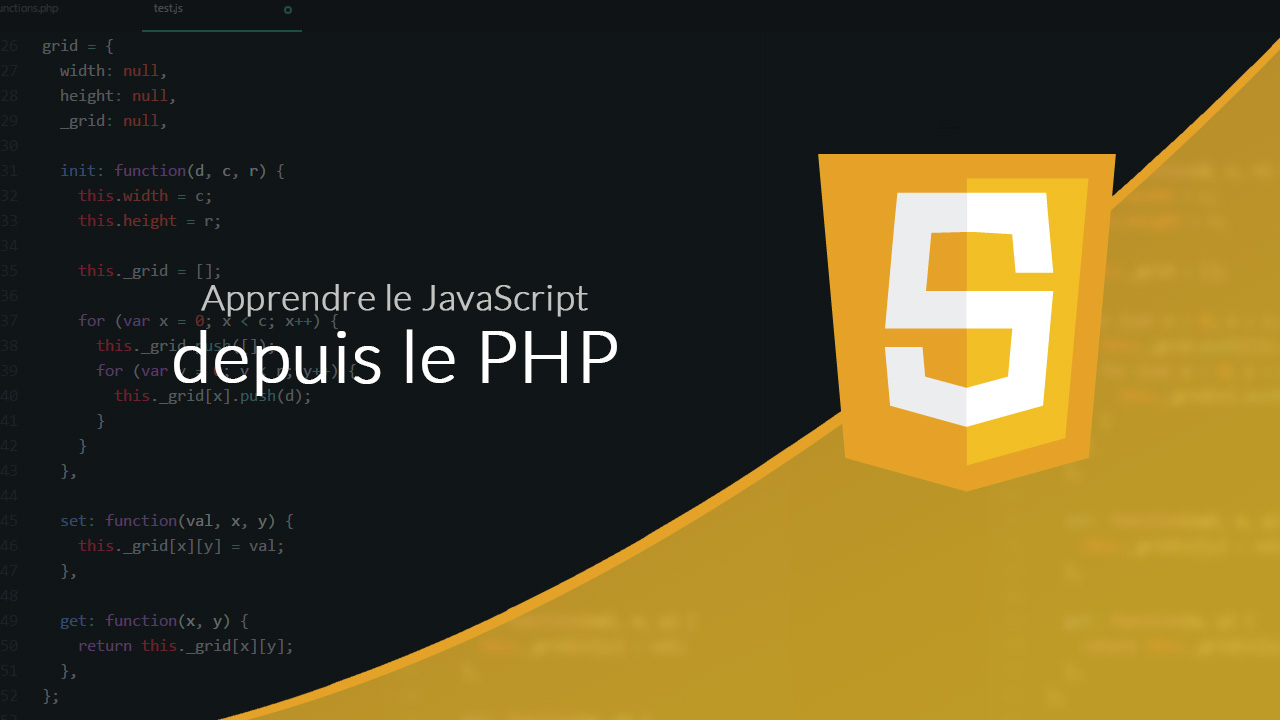 Apprendre le JavaScript depuis le PHP — Formation Apprendre le ... Apprendre le JavaScript depuis le PHP — Formation Apprendre le ...