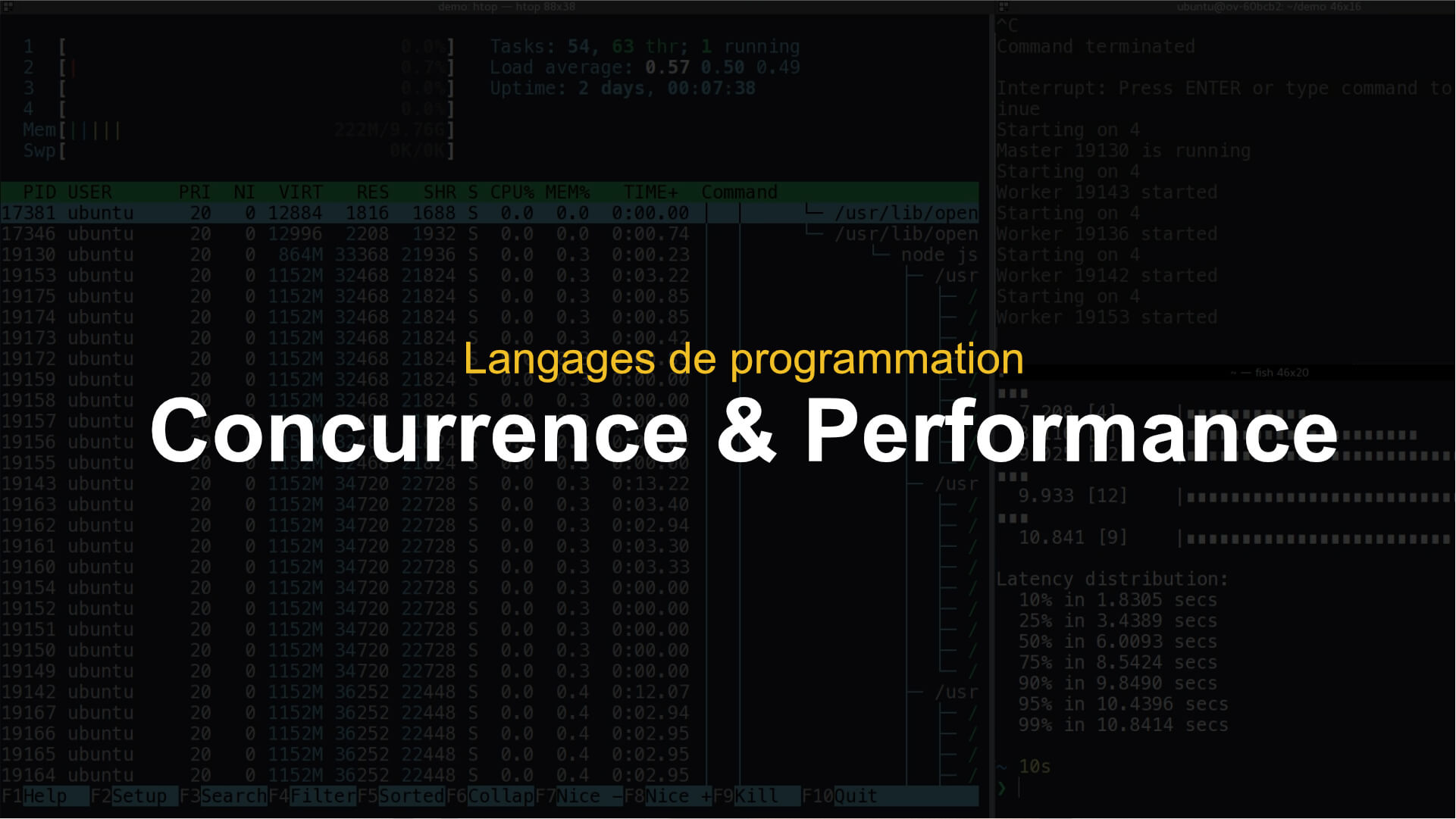 Tutoriel vidéo PHP & Golang & NodeJS : La concurrence sur PHP / NodeJS / Golang / Erlang | Grafikart