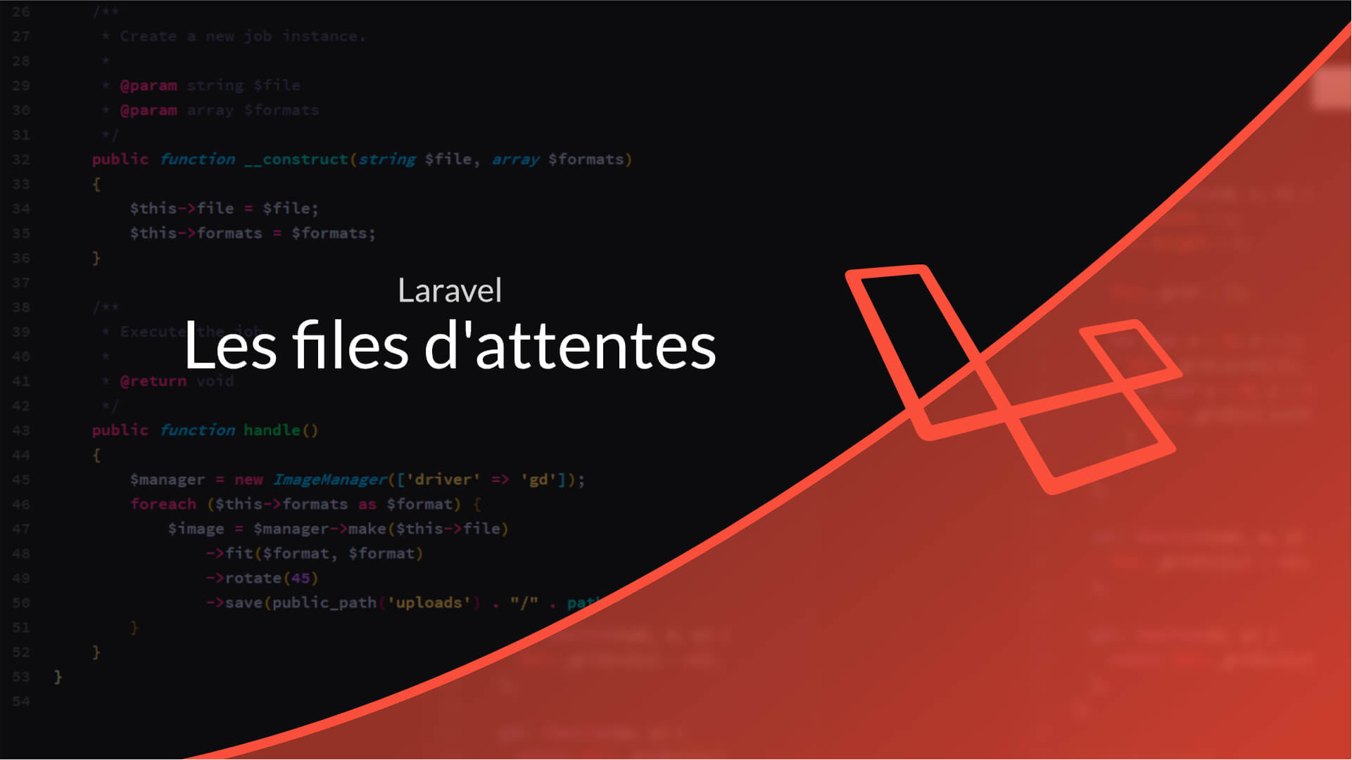 Tutoriel vidéo Laravel : Les files d'attente | Grafikart