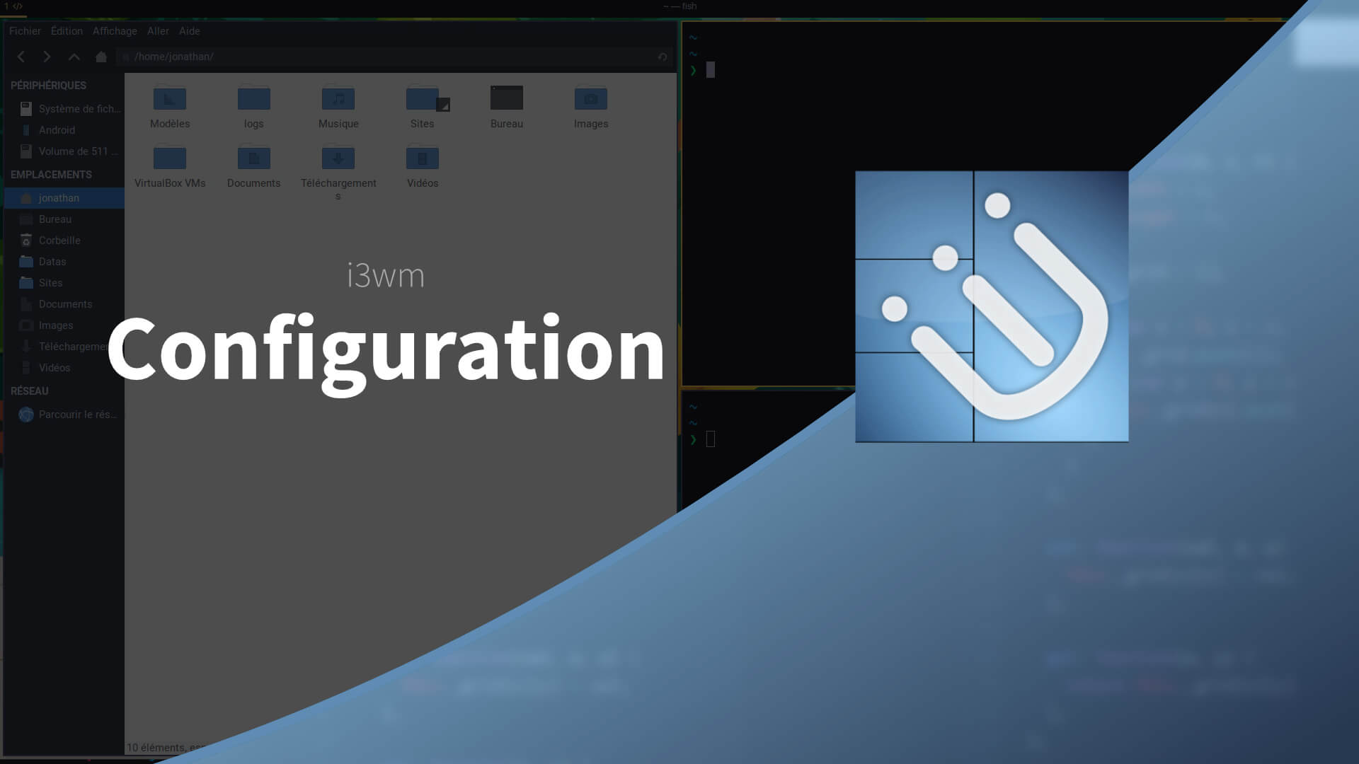 Tutoriel vidéo Unix & i3wm : Configuration d'i3wm | Grafikart
