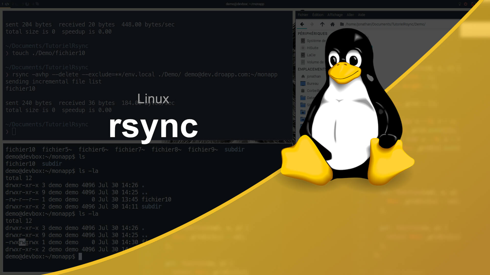 Rsync — Formation Mettre En Place Un Serveur Web Grafikart