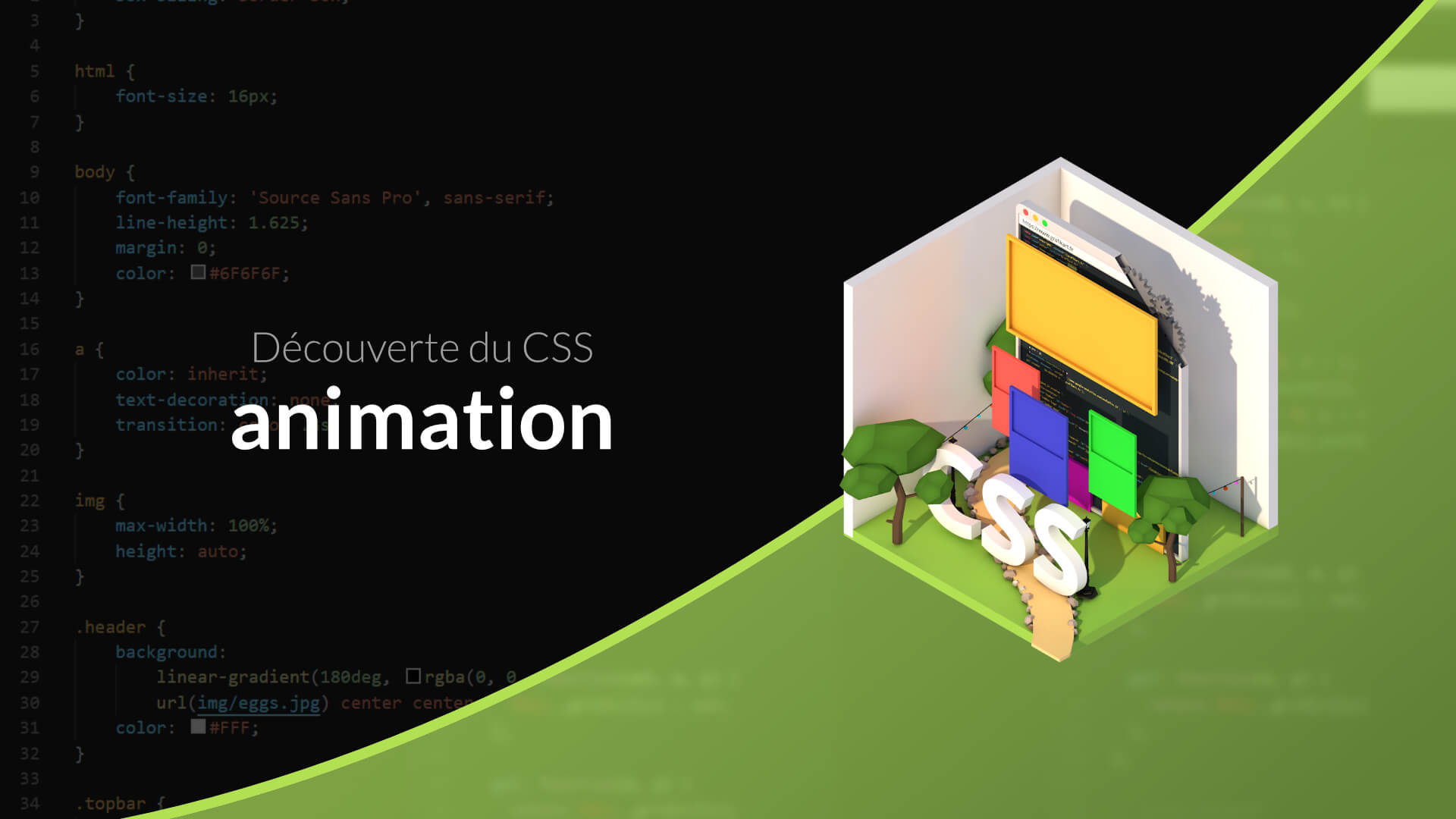 Animation & Transition — Formation Découverte du CSS | Grafikart