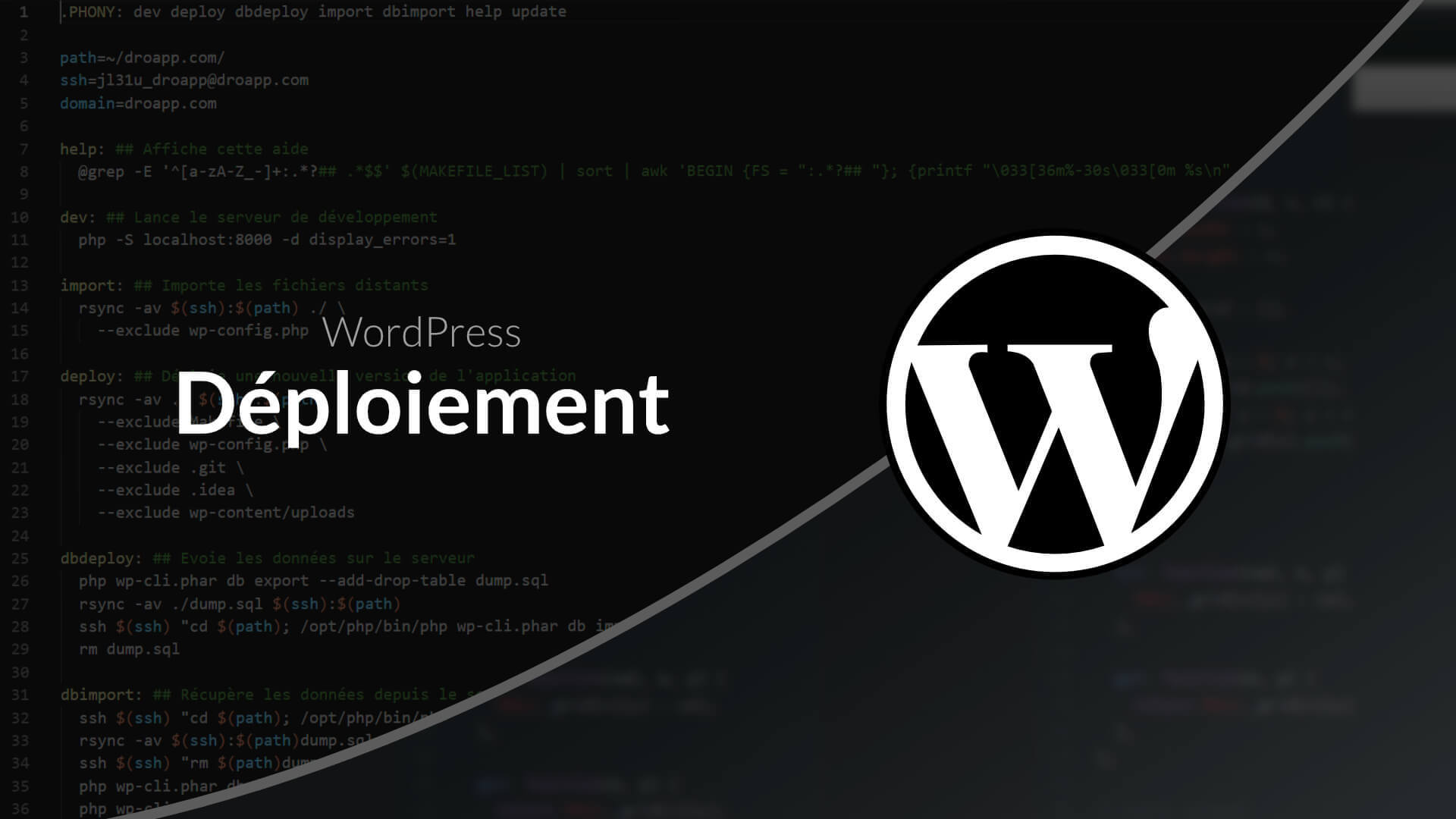 Tutoriel vidéo Rsync & SSH & WordPress : Déployer WordPress avec SSH | Grafikart