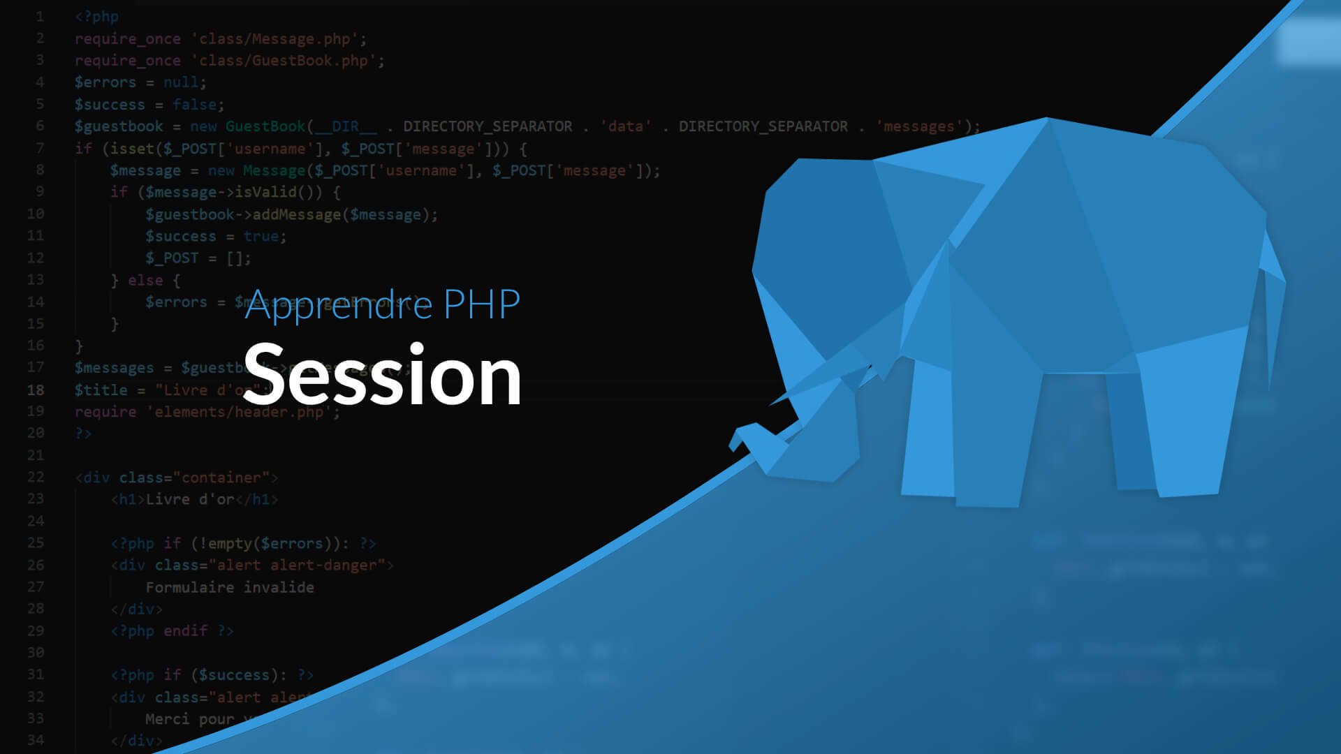 La session — Formation Apprendre le PHP | Grafikart La session — Formation Apprendre le PHP | Grafikart