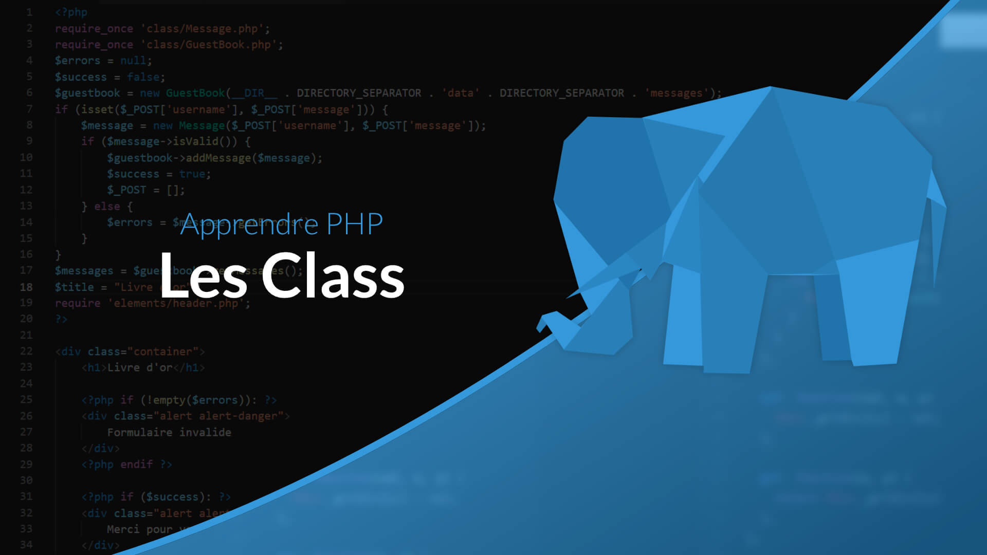 Les class — Formation Apprendre le PHP | Grafikart