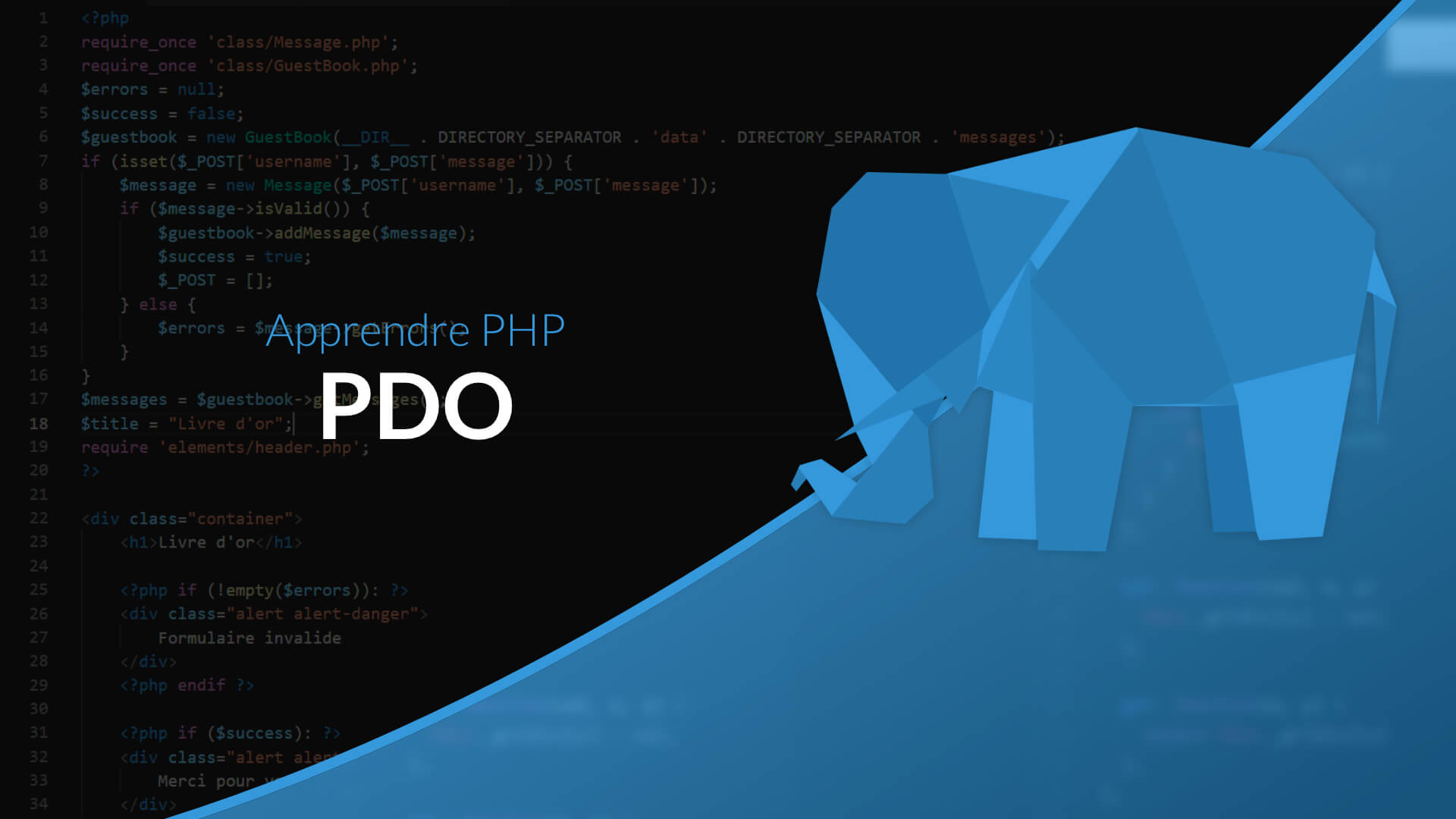 PDO — Formation Apprendre le PHP | Grafikart PDO — Formation Apprendre le PHP | Grafikart