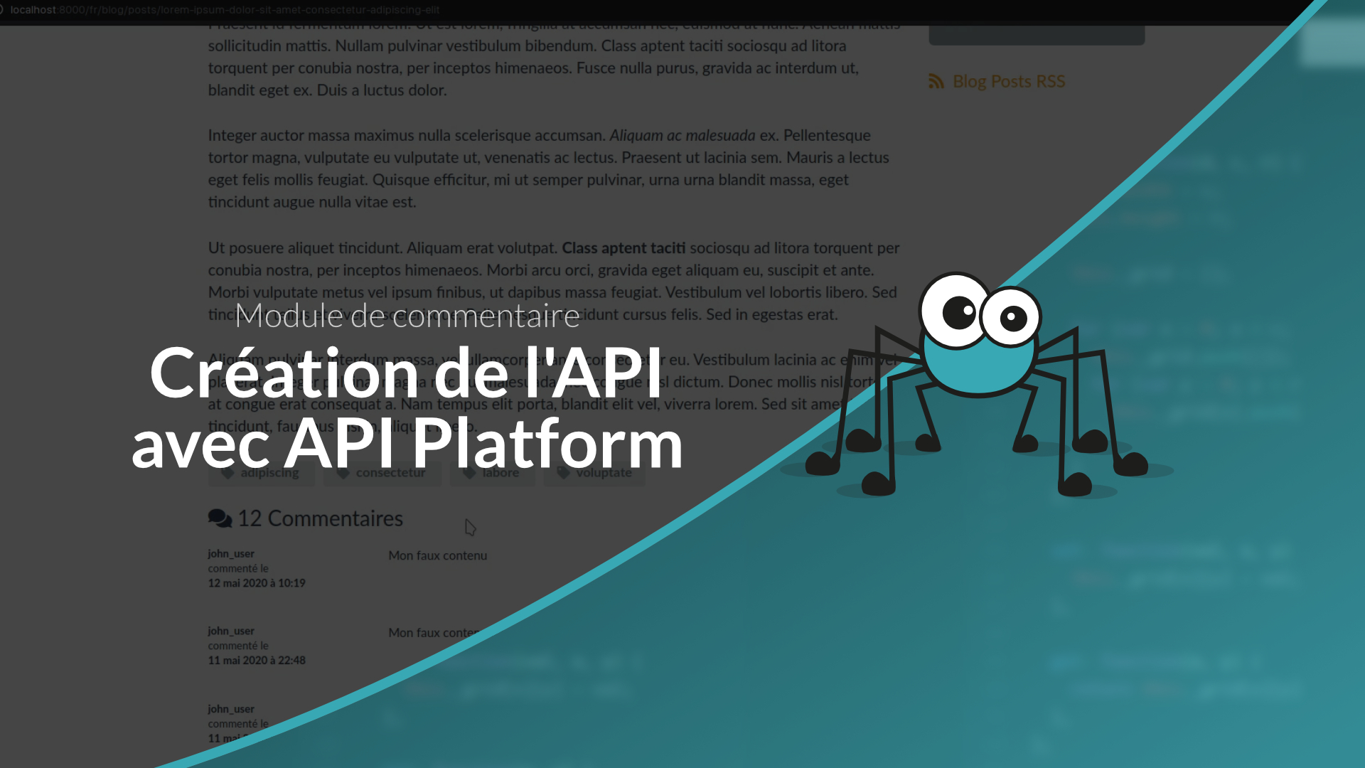 Tutoriel vidéo API Platform & Symfony : Module de commentaires : API Platform | Grafikart