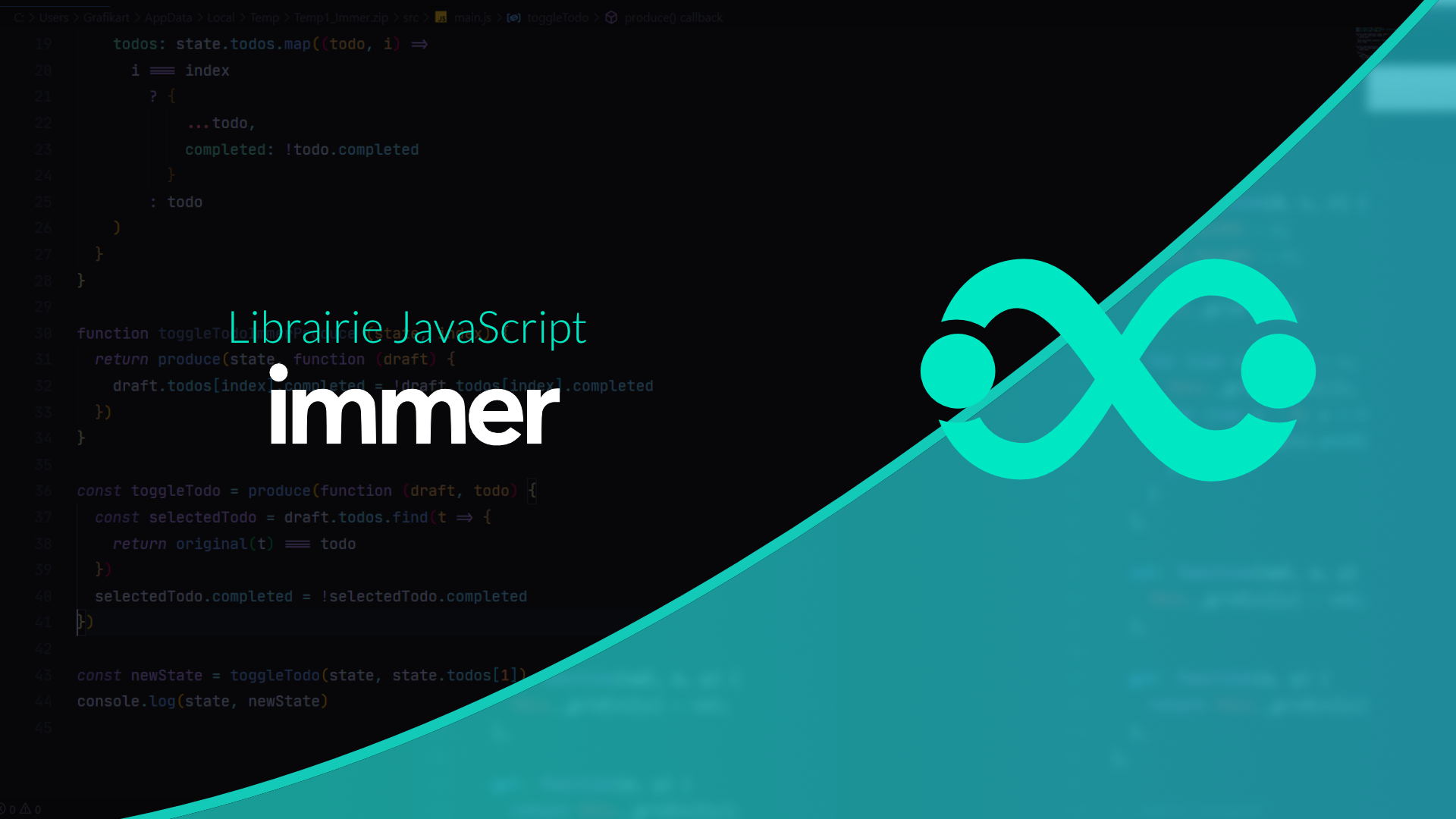 Tutoriel vidéo Immer & JavaScript : Immer | Grafikart