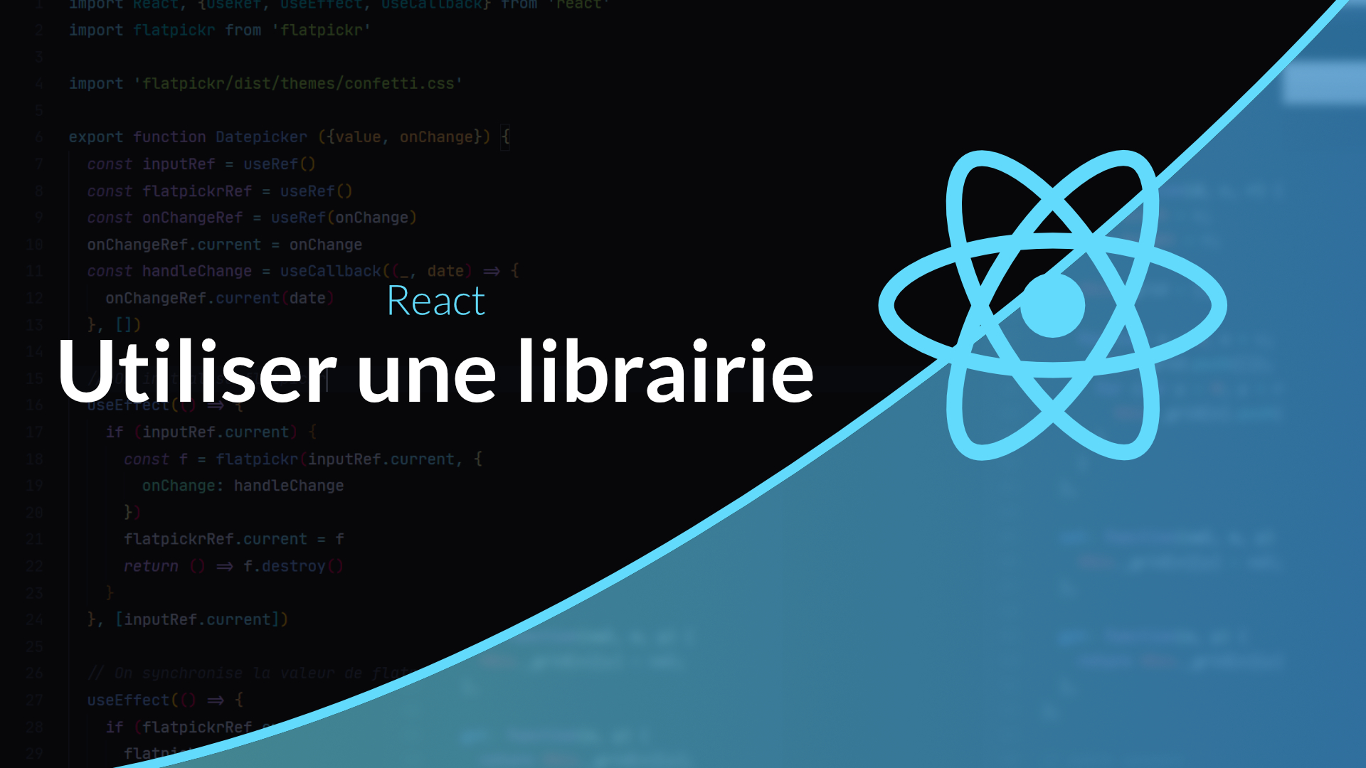 Tutoriel Vidéo React Utiliser Une Librairie Classique Dans React