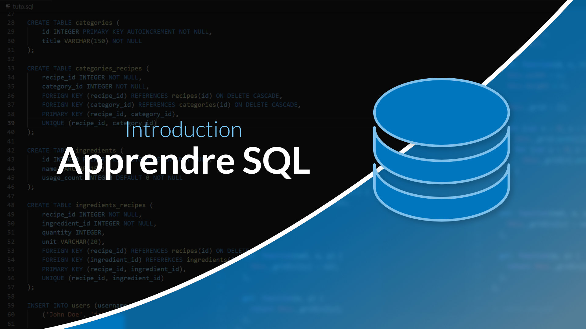 Quest Ce Que Le Sql — Formation Apprendre Et Maitriser Sql Grafikart