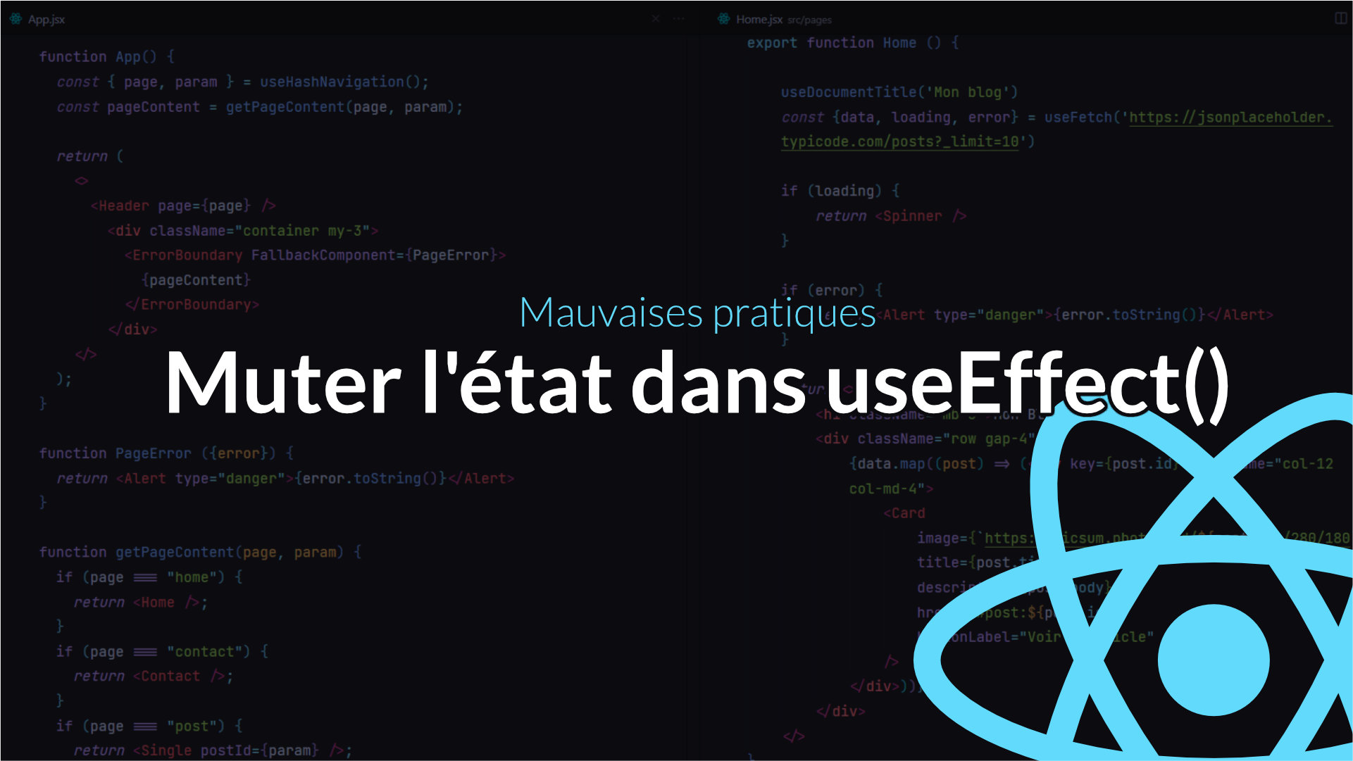 Muter Létat Dans Un Useeffect — Formation Apprendre React Grafikart