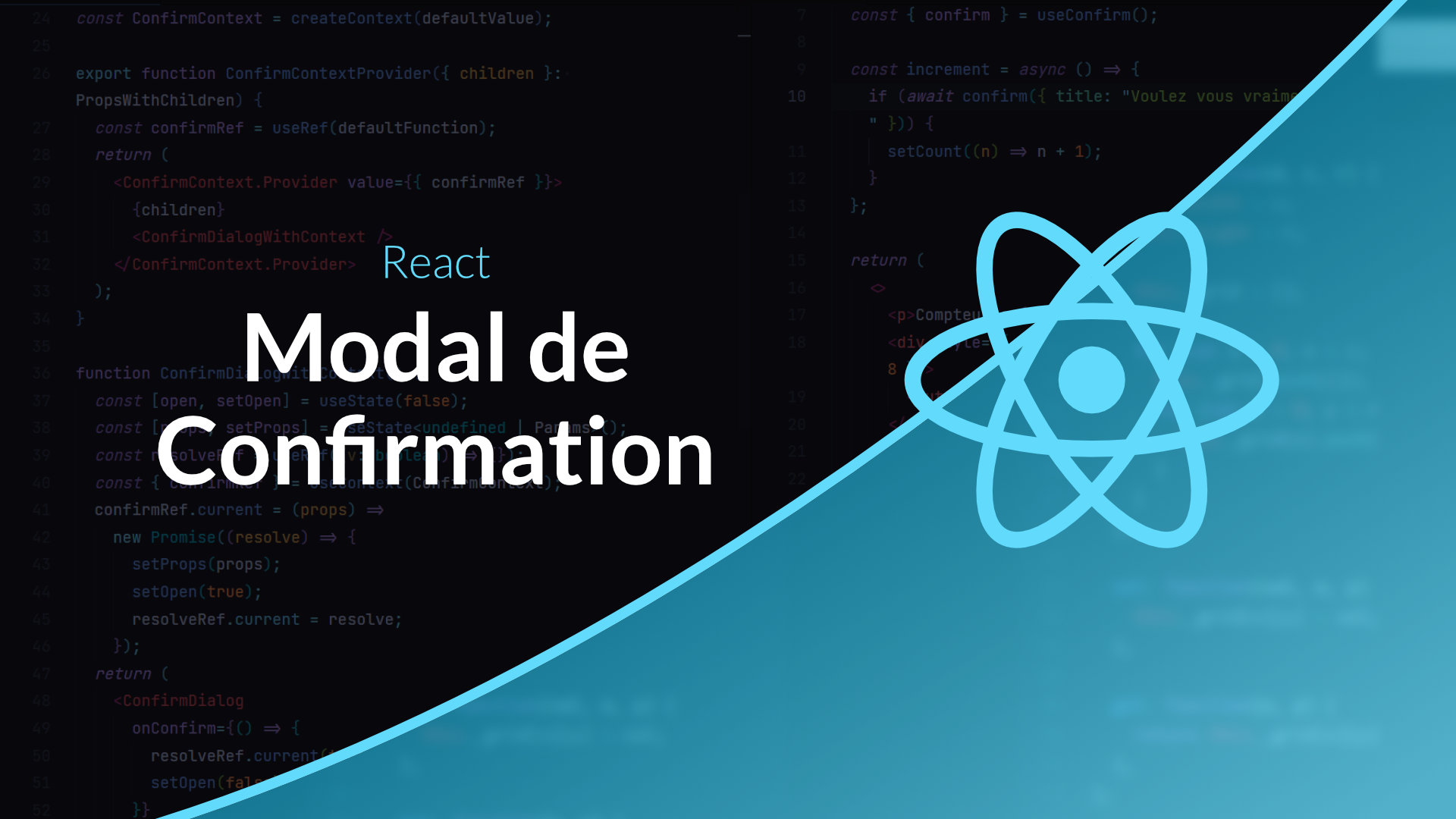 Modal de confirmation avec React — Formation Apprendre React | Grafikart Modal de confirmation avec React — Formation Apprendre React | Grafikart