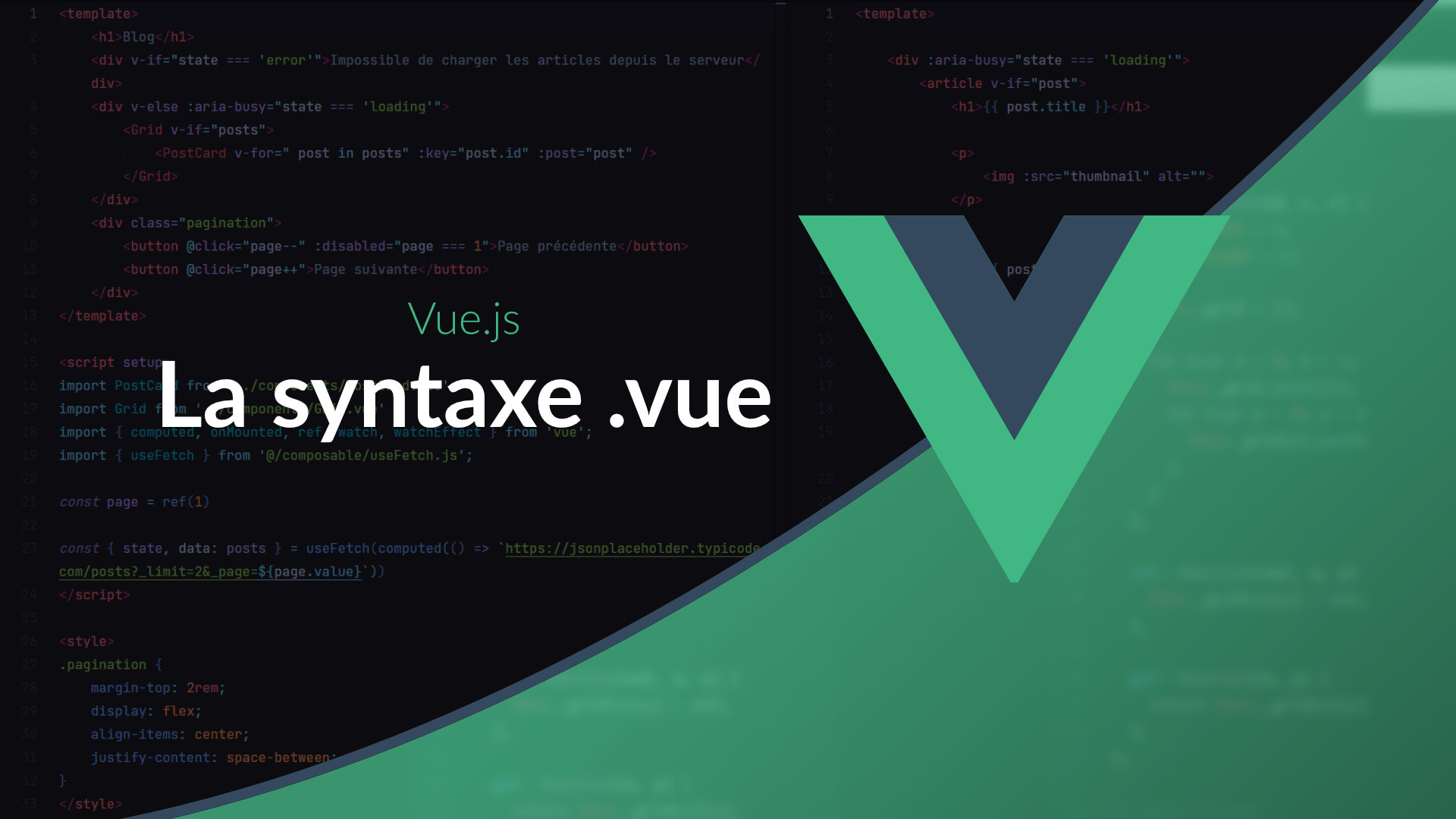 La syntaxe Vue.js — Formation Apprendre Vue.js | Grafikart