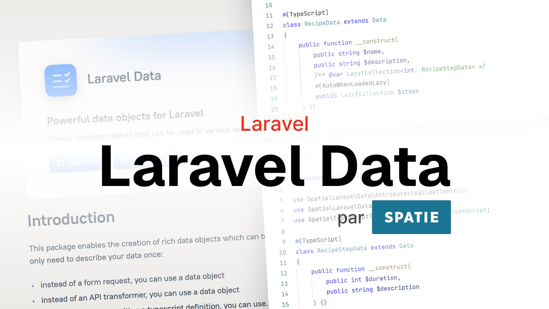 Tutoriel vidéo Laravel : Rendez votre code plus sûr avec Laravel Data | Grafikart