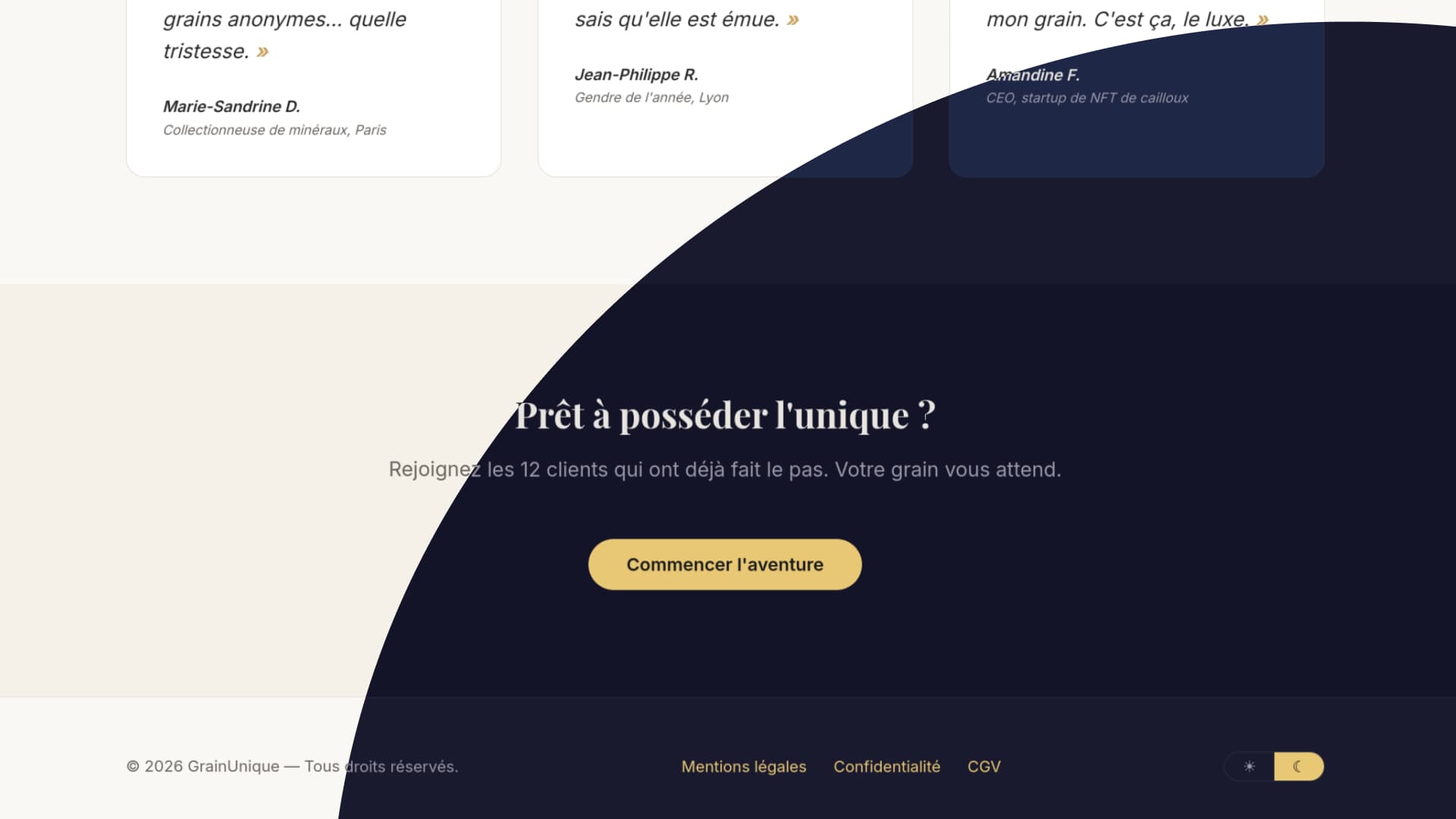 Tutoriel vidéo JavaScript : Animer le changement de thème | Grafikart
